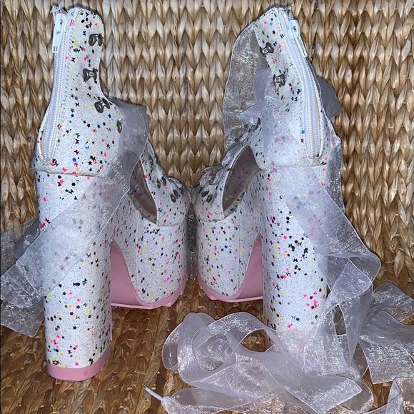 YRU | Shoes | Yru Ballet Bae Confetti Platforms | Poshmark